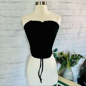 Tops | Ribbed Scrunch Crop Top | Poshmark